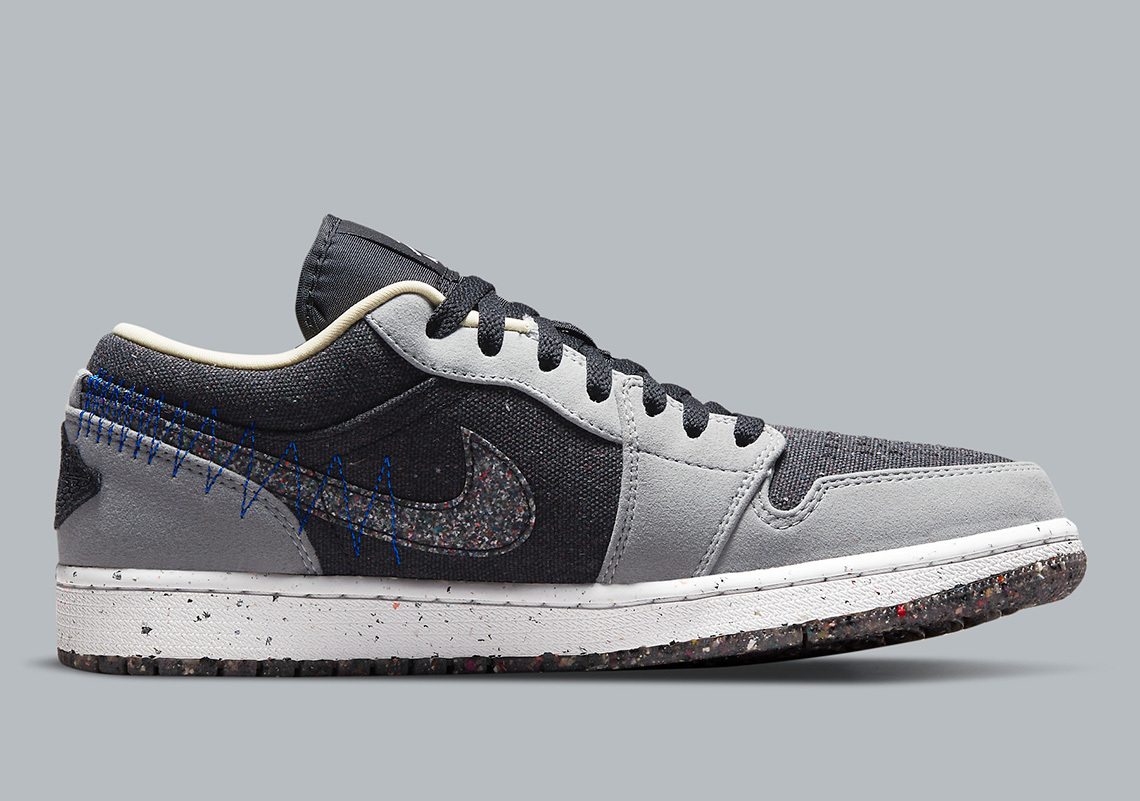 Air Jordan 1 Low Crater รองเท้าทำจากวัสดุรีไซเคิล - SNKR TODAY