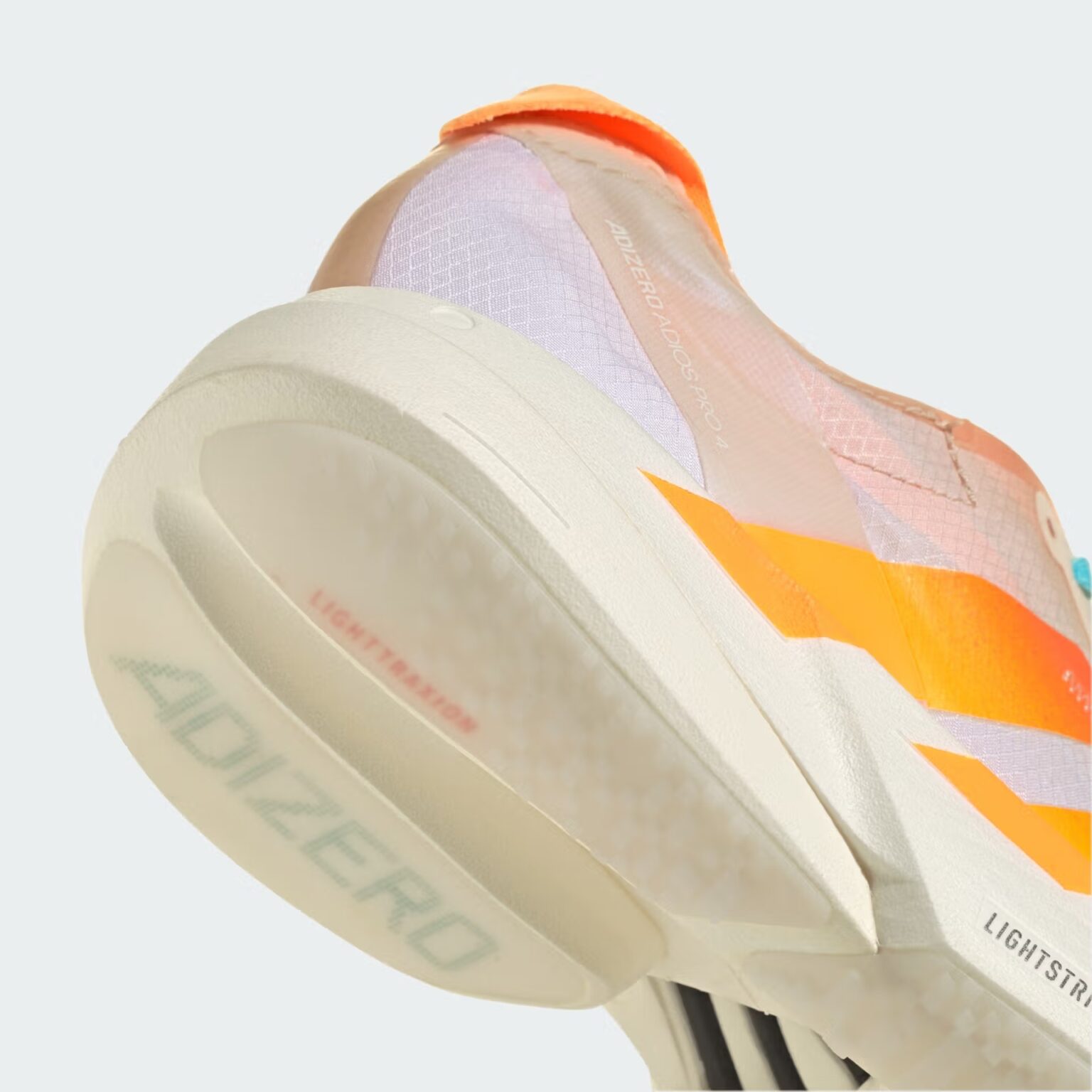 adidas Adizero Adios Pro 4 "Crystal Sand/Flash Orange/Flash Aqua" สี ...